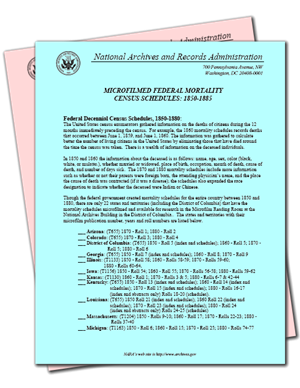 The Ancestry Insider: Visiting NARA: Colored sheet finding aids